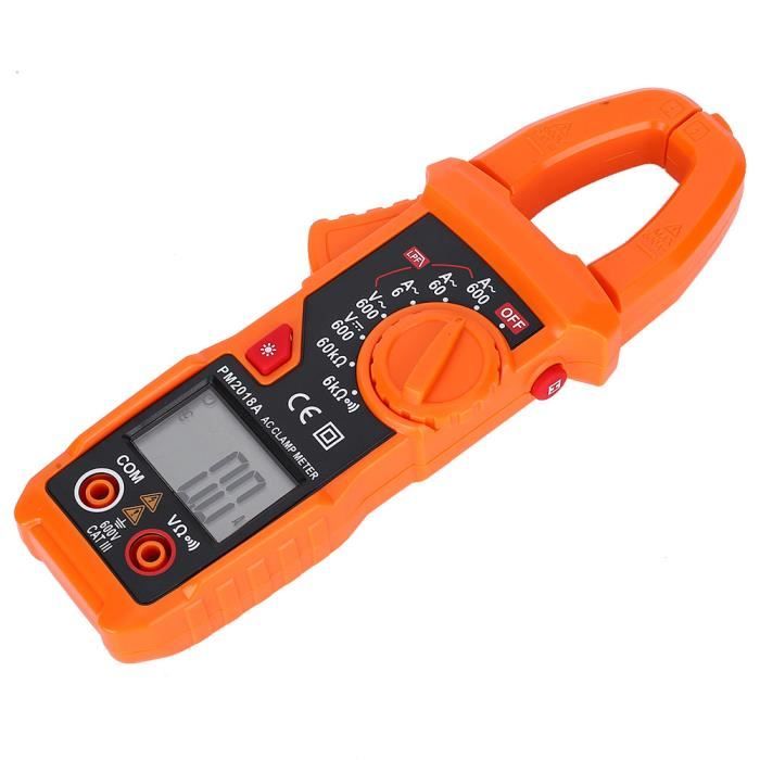 Pince ampèremétrique AC Pince ampèremétrique numérique portable ...