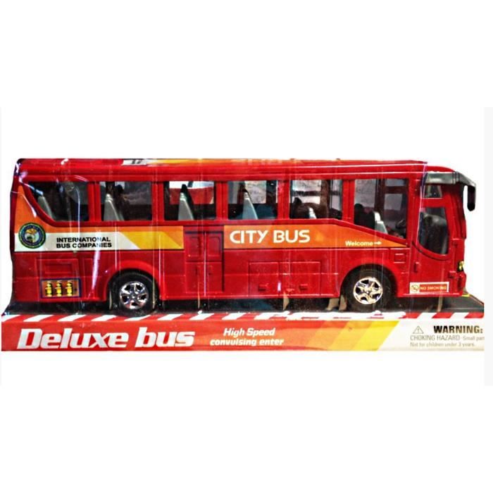 GRAND BUS A FRICTION 26 CM CITY BUS JOUET - Cdiscount Jeux - Jouets