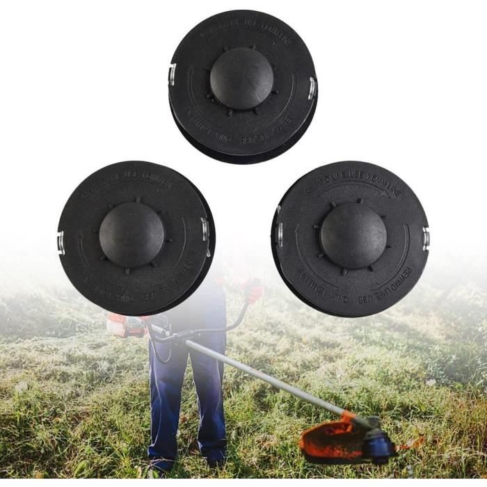 Lot de 3 bobines de fil pour débroussailleuse Einhell GC-ET 4530 RTV 400, RTV 550, RTV 550-1 ...