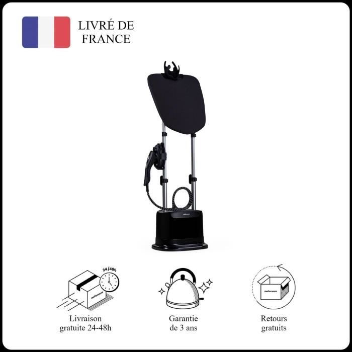 Mellerware - Fer à repasser vertical Steamy ! 2300 W | Elimine odeurs ...