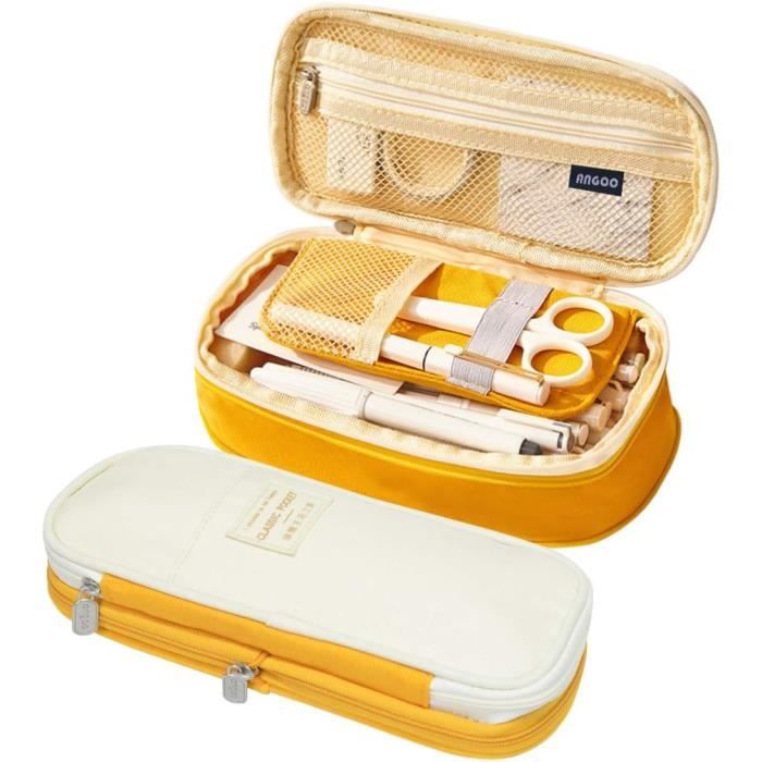 Trousse Scolaire à Crayons Grande Capacité Cadeau Noël ado garçon Fille ...