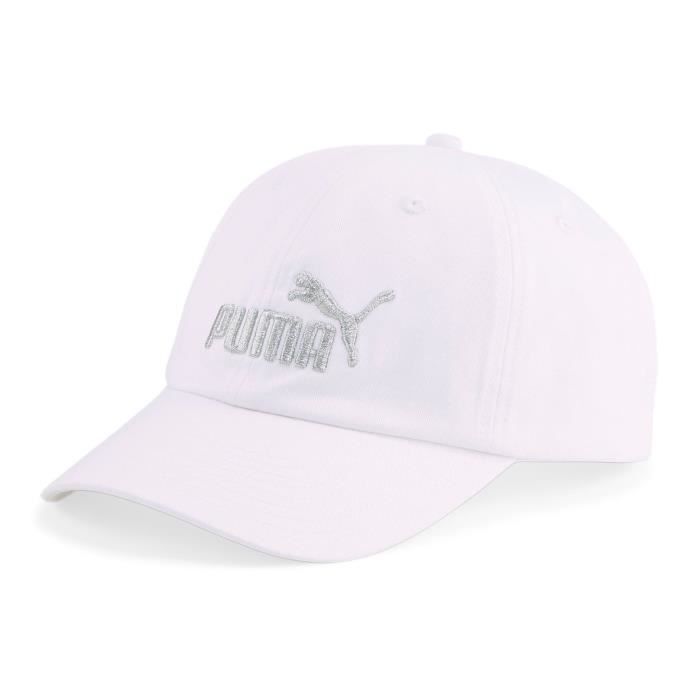 PUMA Essential No.1 BB Cap [212423] - cap casquette Puma white-silver ...