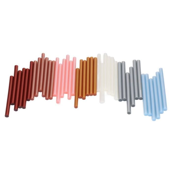 Qiilu bâtons de colle pour pistolet à colle chaude 42 pièces bâtons de ...