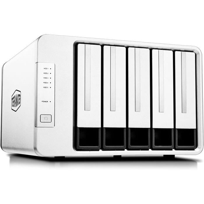 D5-300C Usb3.0(5Gbps) Type C 5-Bay Boîtier Raid Support Raid 0-1-Unique ...