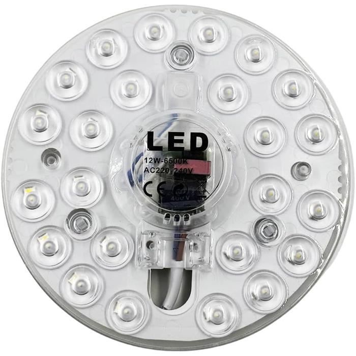 Ehskzjh 12 W Led Module Circulaire Blanc Froid 6 500 K, Design ...