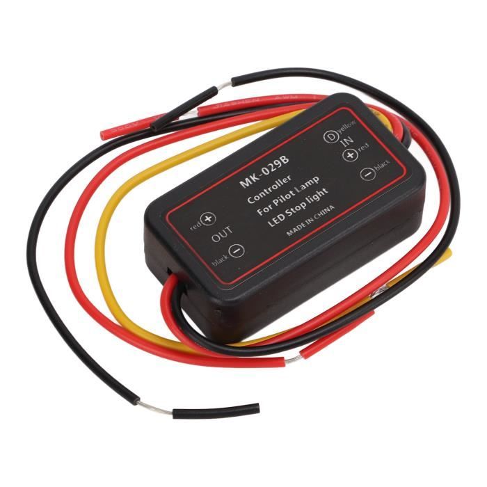 Tbest Contrôleur stroboscopique de feu stop Contrôleur de feu stop à LED IP65 Module ...