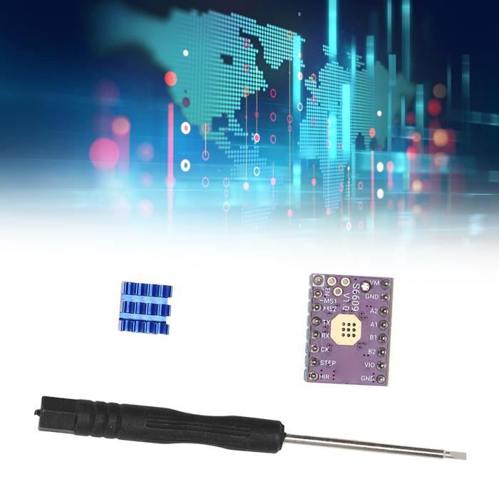 Module de pilote moteur pas à pas 256 subdivisions microstep muet S6609 ...
