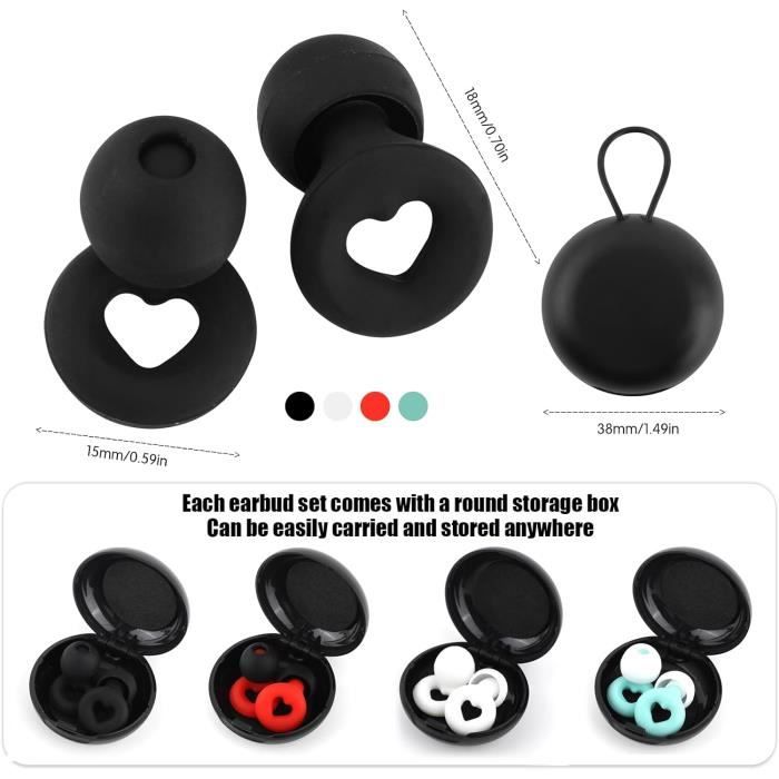 Loop Ear Plugs, Bouchons Doreilles Anti Bruit Pour Dormir, Silicone ...