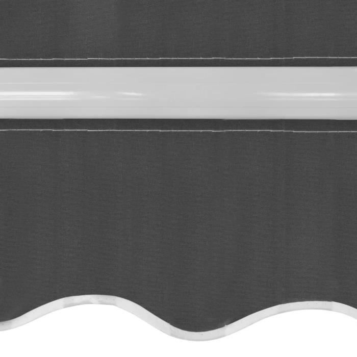 Auvent pliable manuel 500 cm Anthracite Mothinessto LY5242 - Cdiscount ...
