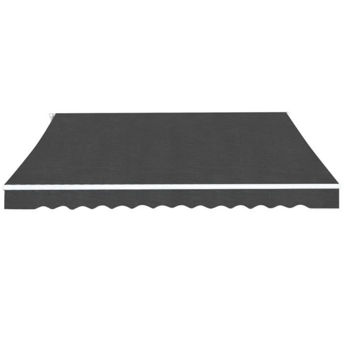 Auvent pliable manuel 500 cm Anthracite Mothinessto LY5242 - Cdiscount ...