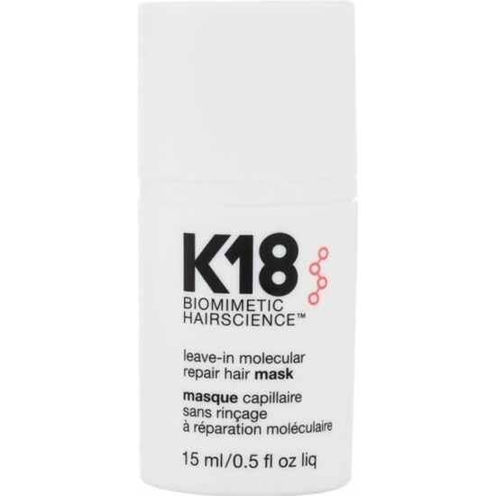 Masque - K18 - 15ml - Réparation Moléculaire - Cheveux Abîmés - Mixte ...
