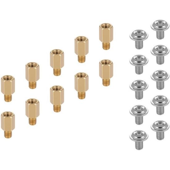 Vis pour PC (pour fixation SSD M.2 / NVMe sur carte mère),10 vis,10 ...