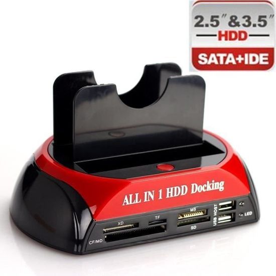 STATION D'ACCUEIL Dock pour Disque Dur 2.5 3.5 - Cdiscount TV Son Photo