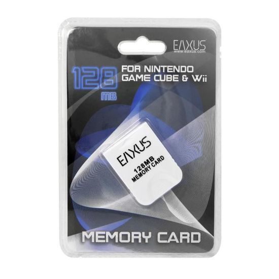 Memory Card , carte memoire 128 Mb Eaxus pour GC - Cdiscount Appareil Photo