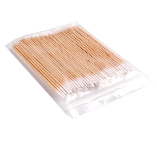 COTON-TIGE - CURE-OREILLE,01--Coton tige en bois, 100 pièces, pour ...