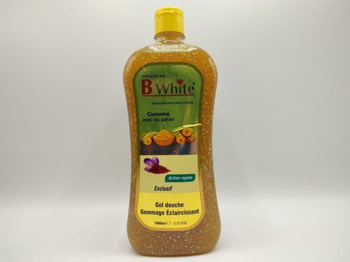 Gel douche - B white - Curcuma - 1 litre - Peau propre - Mixte ...