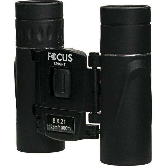 Jumelles - FOCUS OPTICS - Bright 8x21 - Noir - Grossissement 8x ...