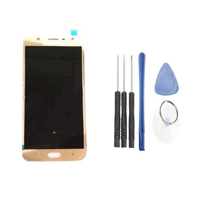Or Ecran complet +LCD vitre tactile pour Samsung Galaxy J7 Duo 2018 ...