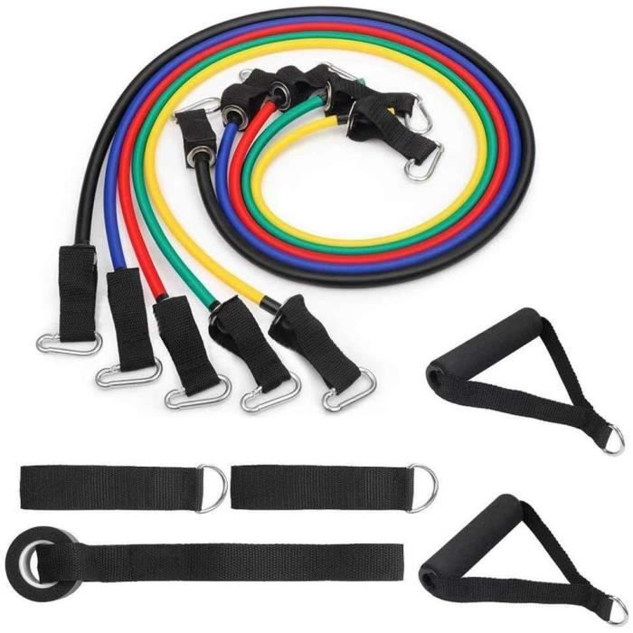 Elastiques Bande de Résistance Set, Bande Resistance Musculation Kit ...