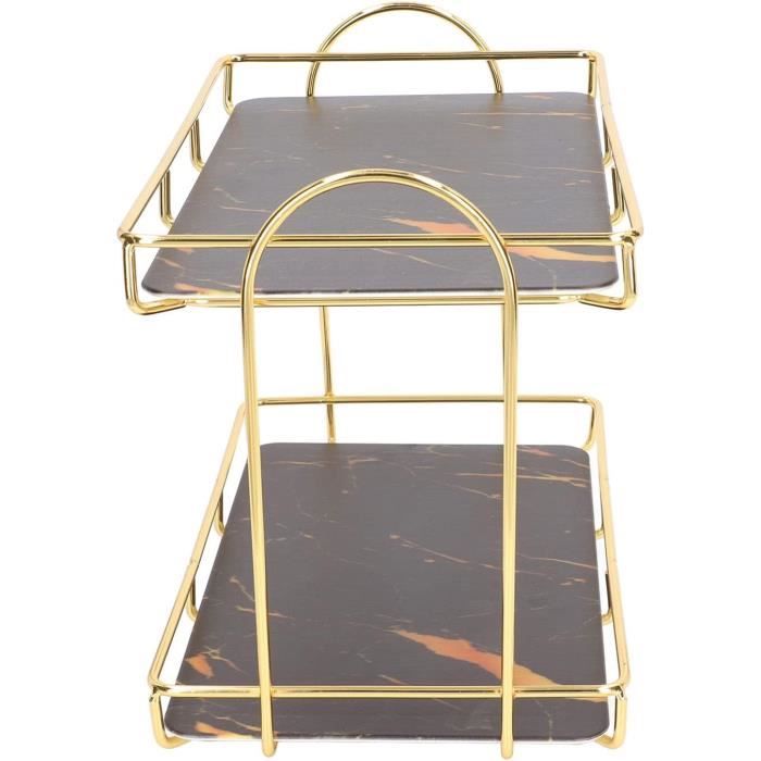 Étagère De Rangement Debout, Structure Métallique De Grand Espace Étagère De Salle De Bains À 2 ...