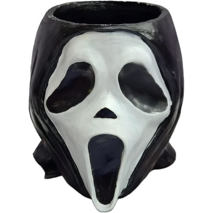 Horrorfilm - Pots de plantes - Tête effrayante - Petit vi - Pots de ...