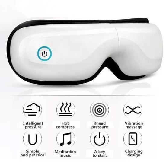Masseur des Yeux Appareil de Massage Oculaire avec Fonction de ...