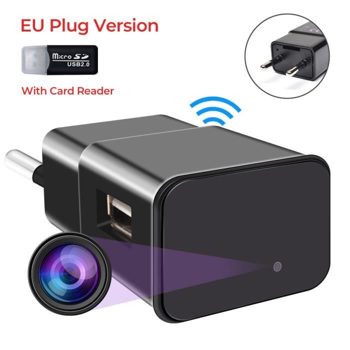 Caméra miniature,Mini caméra de Surveillance Wifi Portable sans fil ...