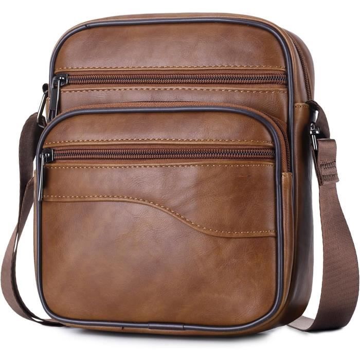 Sacoche Homme Bandouliere Sacoche Homme Cuir Veritable Petit Sac ...