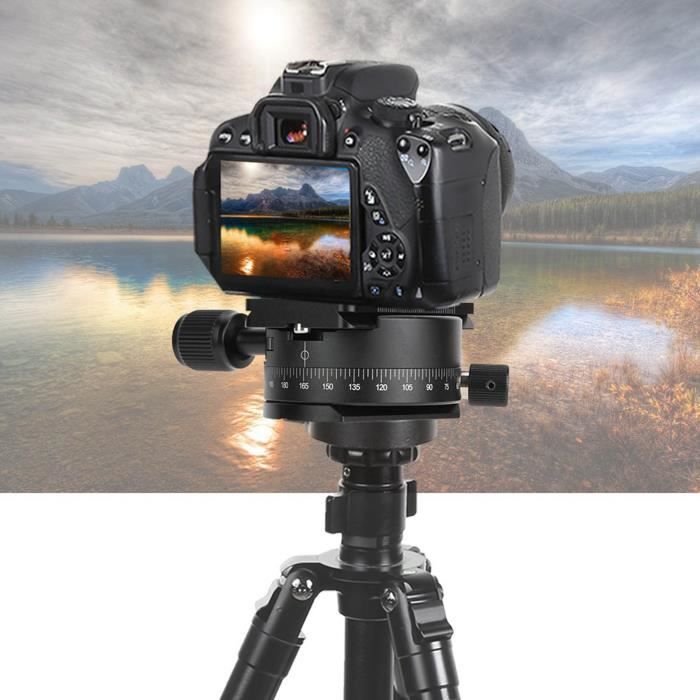 QID-Tête de trépied Quick release plate head, paranomic head 360 ...