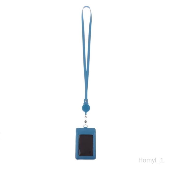 Porte-Badges Tour de Cou COLAXI - 3 Poches en PU Bleu - Cdiscount Beaux ...