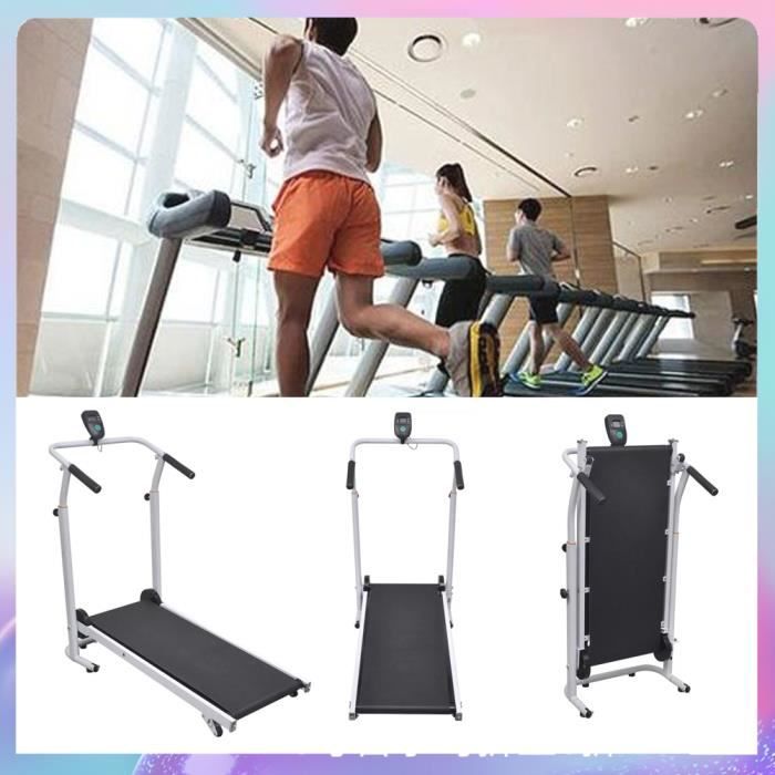 Mini tapis roulant pliable Noir 93 x 36 cm HB051 9424139531289 ...