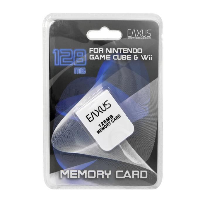 Memory Card , carte memoire 128 Mb Eaxus pour GC - Cdiscount Appareil Photo