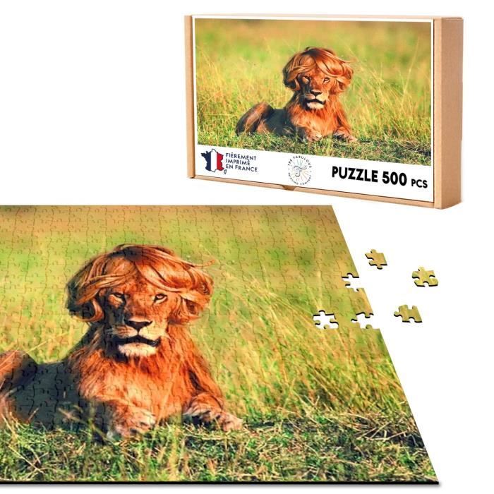Puzzle Classique 500 pièces Brigitte La Lionne Humour Afrique Animaux ...