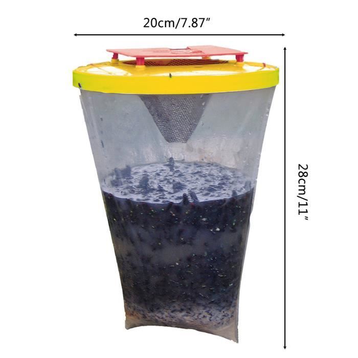 Mothinessto Piège à mouches en extérieur, attrape-mouches suspendu ...