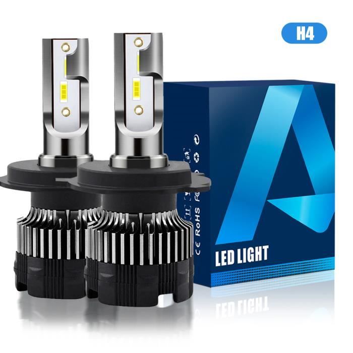 2PCS H4 120w 20000LM Phare de Voiture à LED Phare Ampoules Lamp 6500K ...