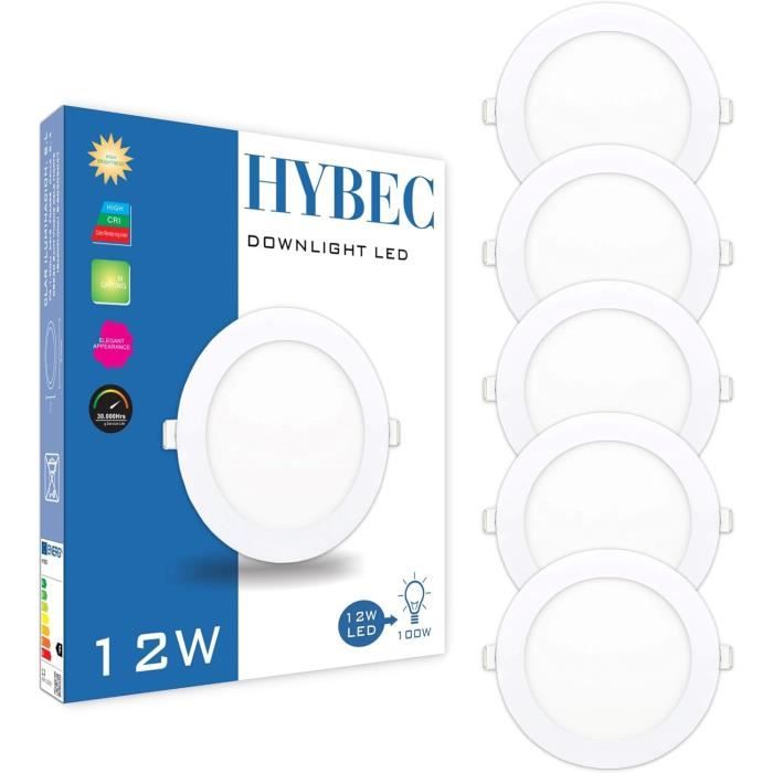Hybec- Spot Led Encastrable 12W, Spot Led Encastrable Extra Plat ...
