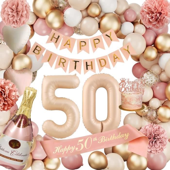 Decoration Anniversaire 50 Ans Femme