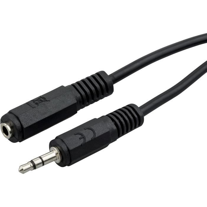 Stereo Rallonge Prise Jack Audio 5M U2013 Rallonge 3.5Mm Jack Mâle Vers ...