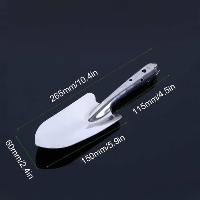 Pelle de jardin en acier inoxydable SURENHAP - Truelle de jardin ...