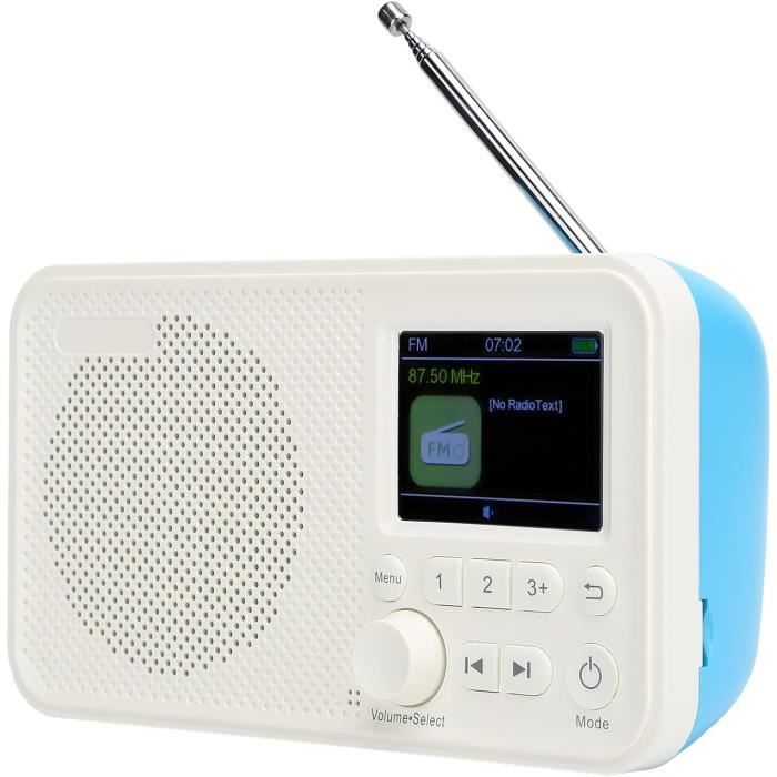 Radio Numérique, Radio Bluetooth Dab À Écran Couleur 2,4 Pouces Avec ...