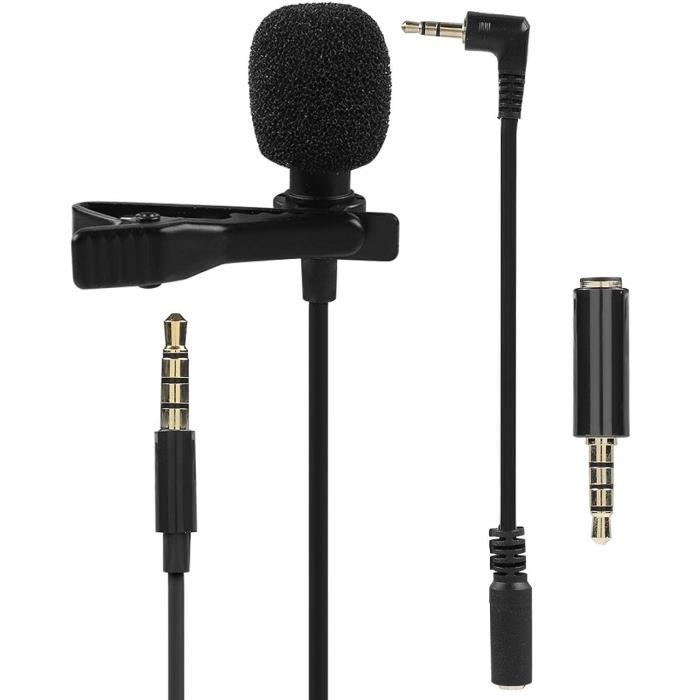 Microphone Cravate, Microphone Cravate Professionnel Clip-On Cravate ...