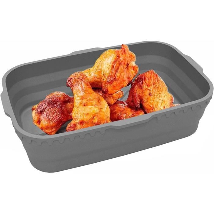 Friteuse À Air En Silicone | Plateau Cuisson Pour Friteuse À Air ...