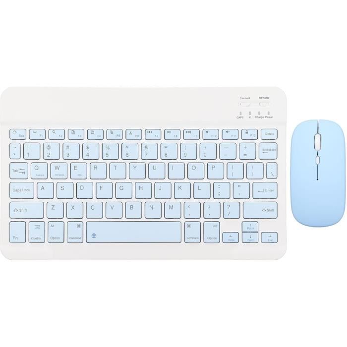 Clavier Et Souris Sans Fil, Ensemble De Clavier Bluetooth 10 Pouces ...