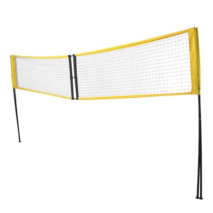 VINGVO Filet de volleyball sportif Ensemble de filet de volleyball en ...