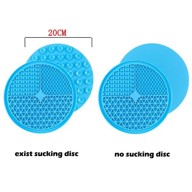 Gamelle pour chien,Round blue 20cm-no sucking disc--Tapis pour animaux ...