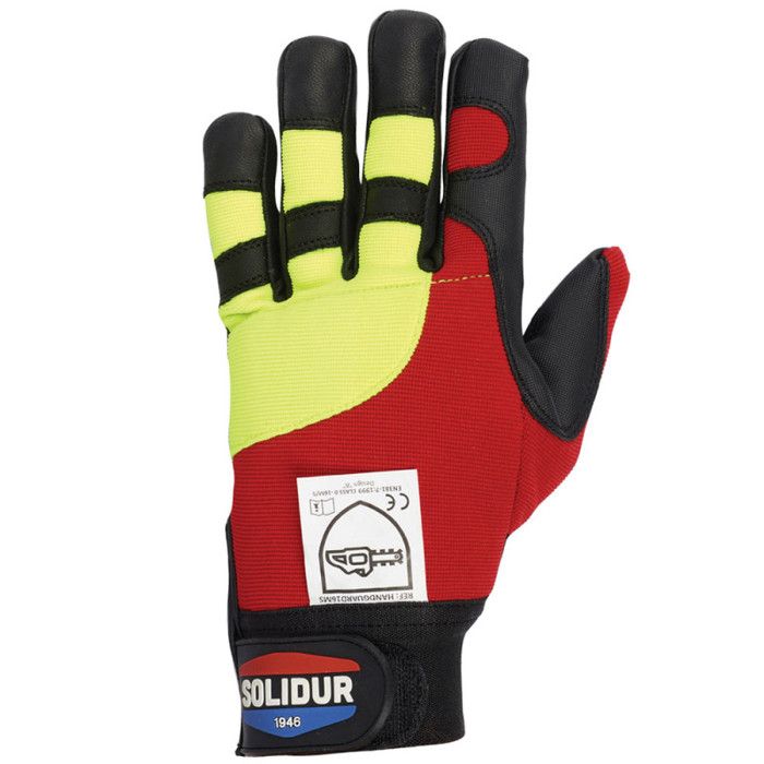 Gants de bûcheron protection des 2 mains INFINITY T08 - SOLIDUR - GA04 ...