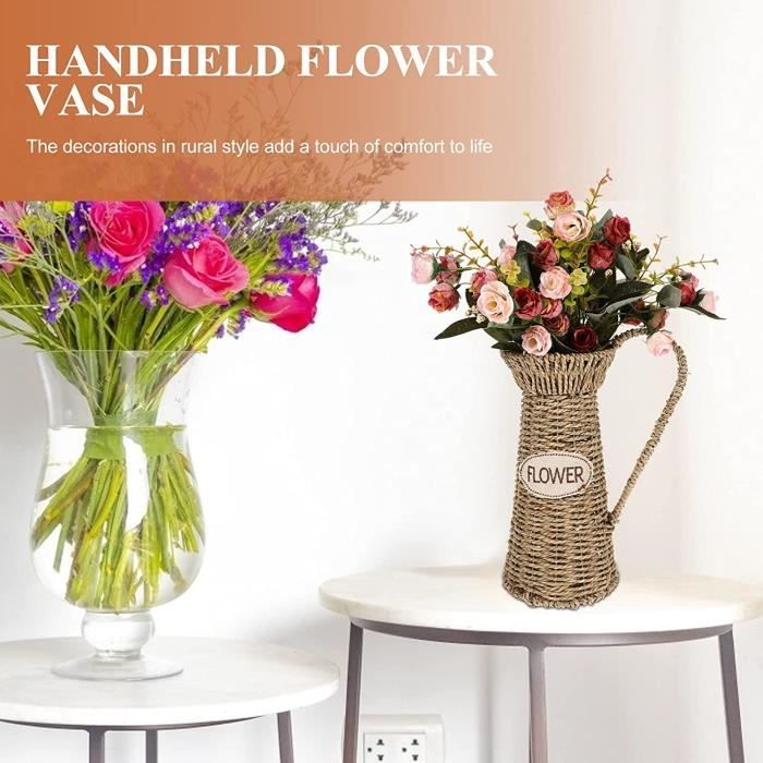 TOYANDONA Tiss Ferme Planteur avec Poigne Rustique Arrangement Floral ...