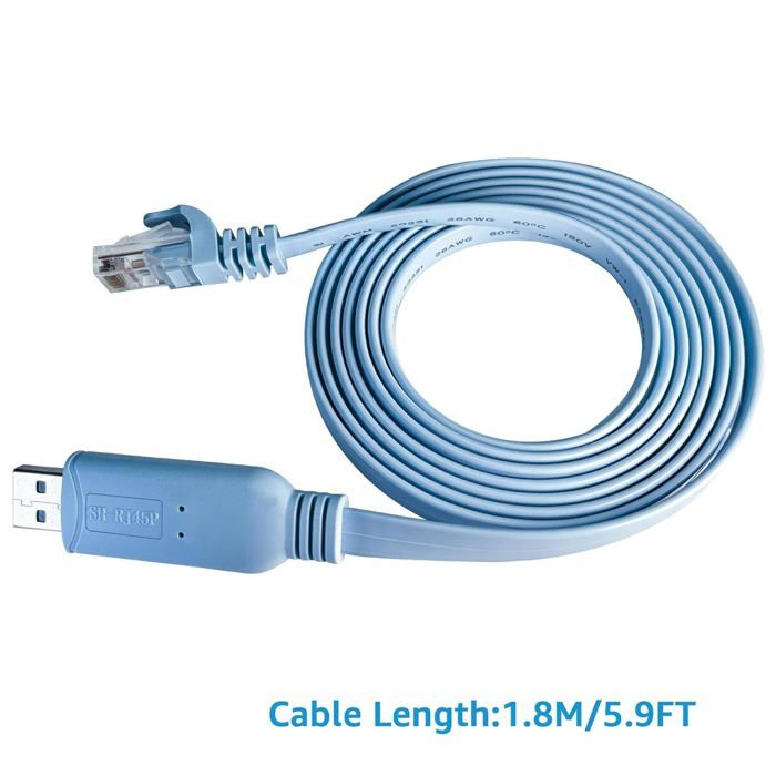 DSD TECH SH-RJ45P Câble USB à console avec puce PL2303GT pour routeurs ...