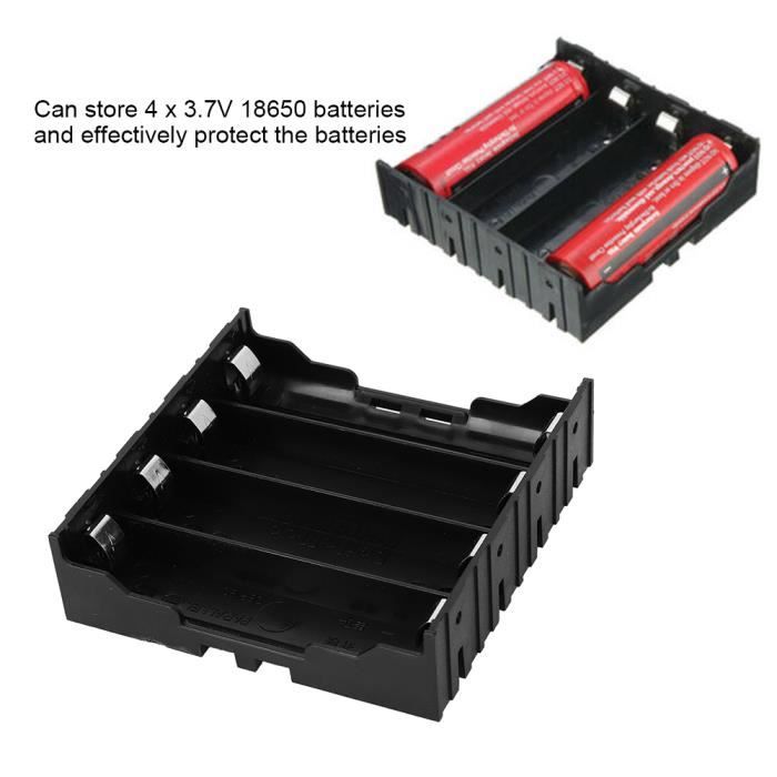 TMISHION Compartiment des piles 3Pcs Boîte de Stockage de Batterie ...