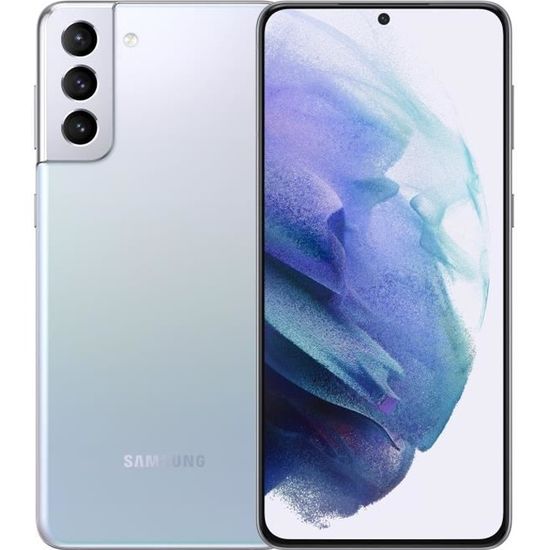 SAMSUNG Galaxy S21 Plus 128Go Silver - Cdiscount Téléphonie